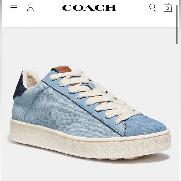 Coach | Shoes | Coach Low Top Sneakers Nwt Blue Coach Shoes | Poshmark